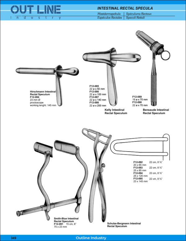 Intestinal and Rectal Instruments - Outline Industry